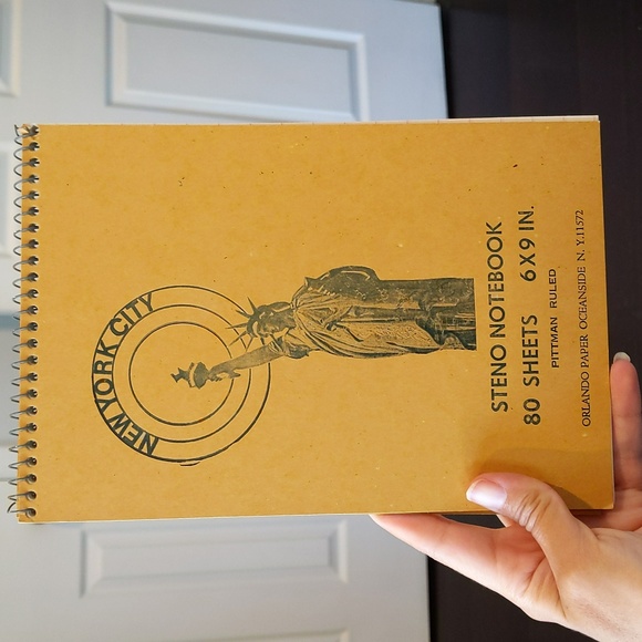 Office | 5 For 2 Vintage New York City Steno Notebook Pittman Rules 80 ...